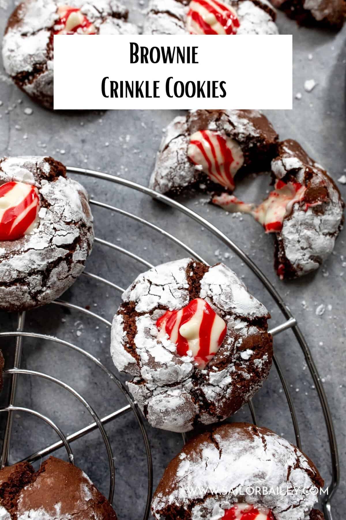 Brownie Crinkle Cookes
