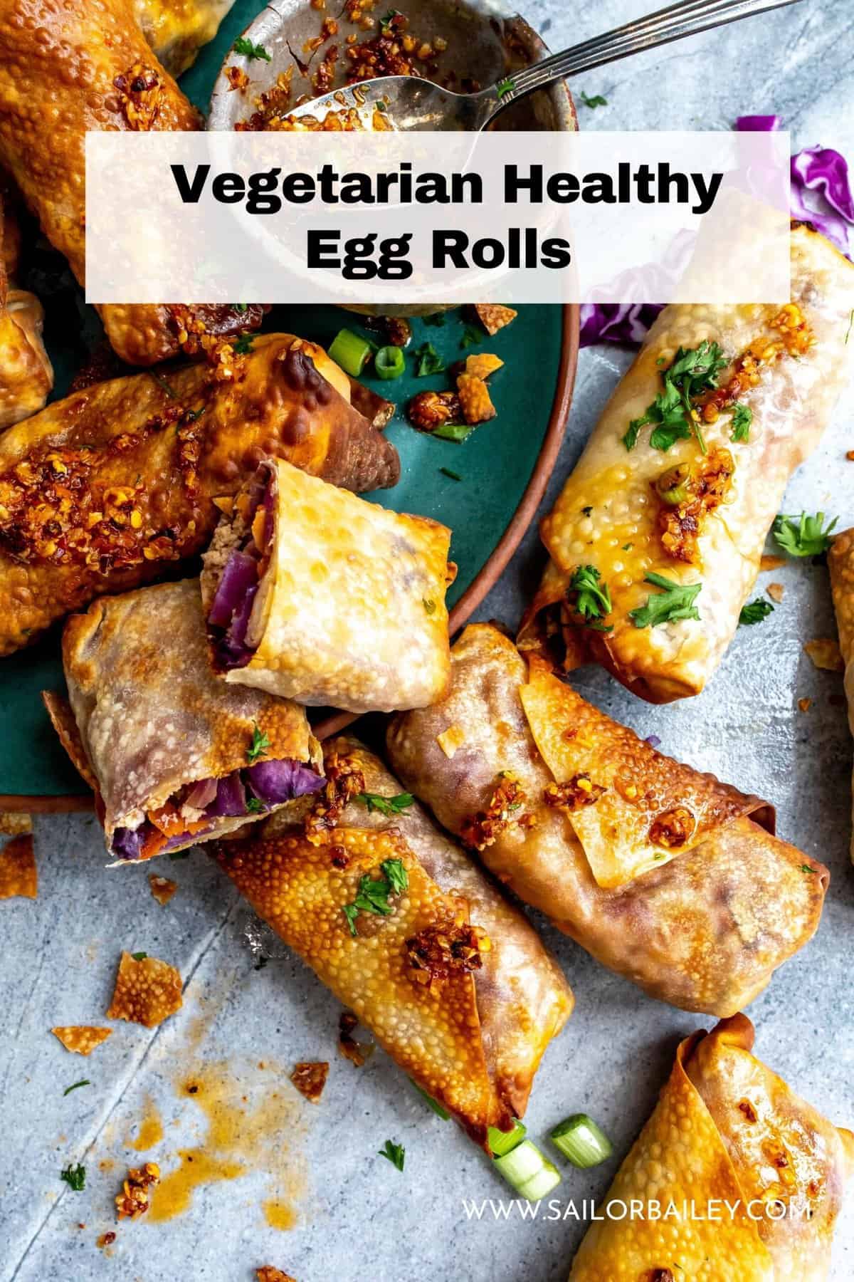 Vegetaraian Egg Rolls