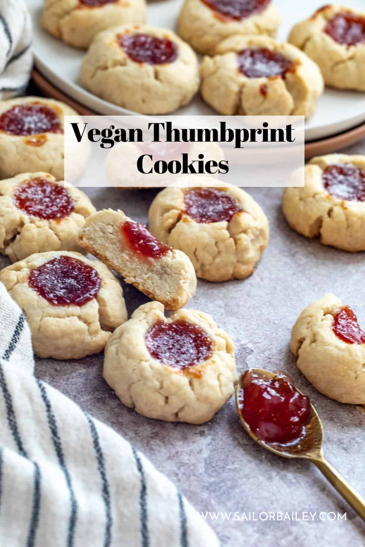 Vegan Jam Cookies