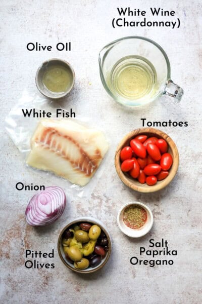 Mediterranean baked fish