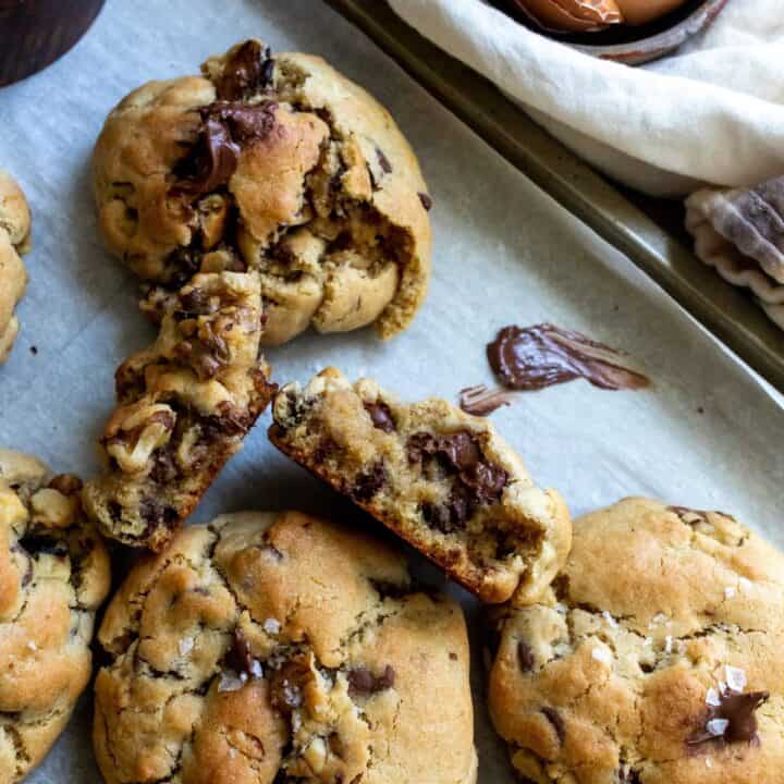 Chocolate Chip Levain Cookies.