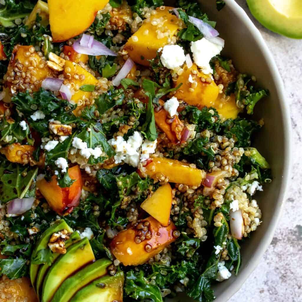 Peach Salad With Feta