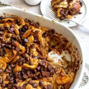 Chocolate Chip Bread Pudding
