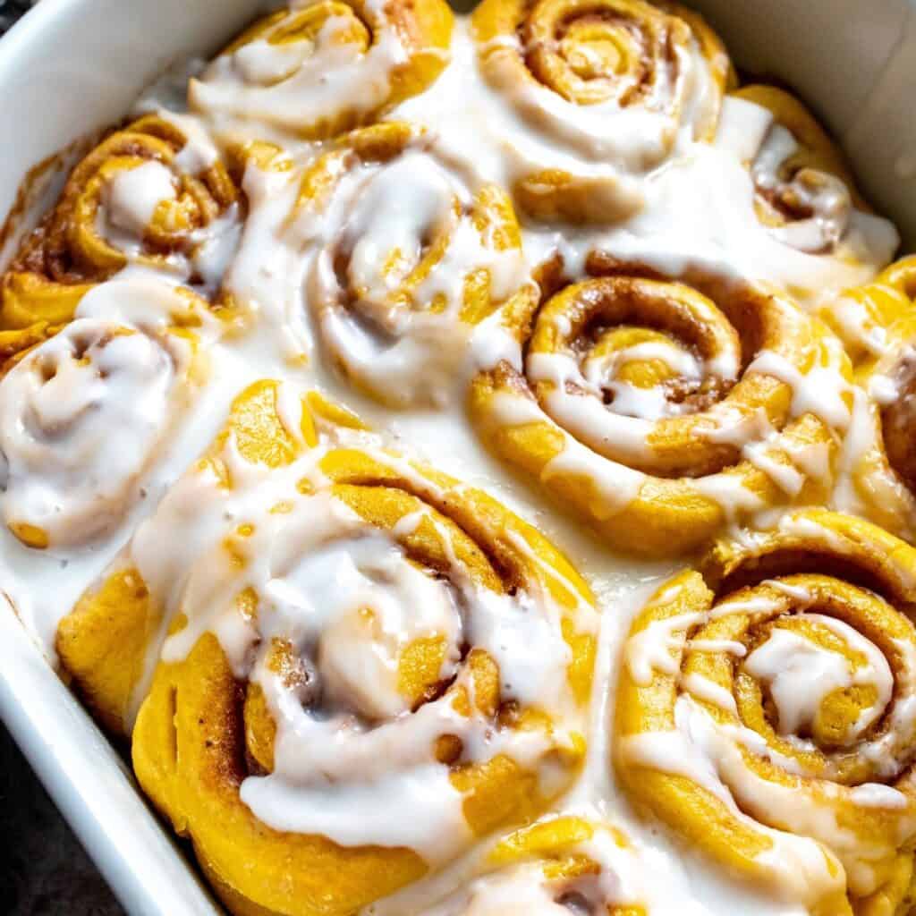 Pumpkin Cinnamon Rolls Recipe