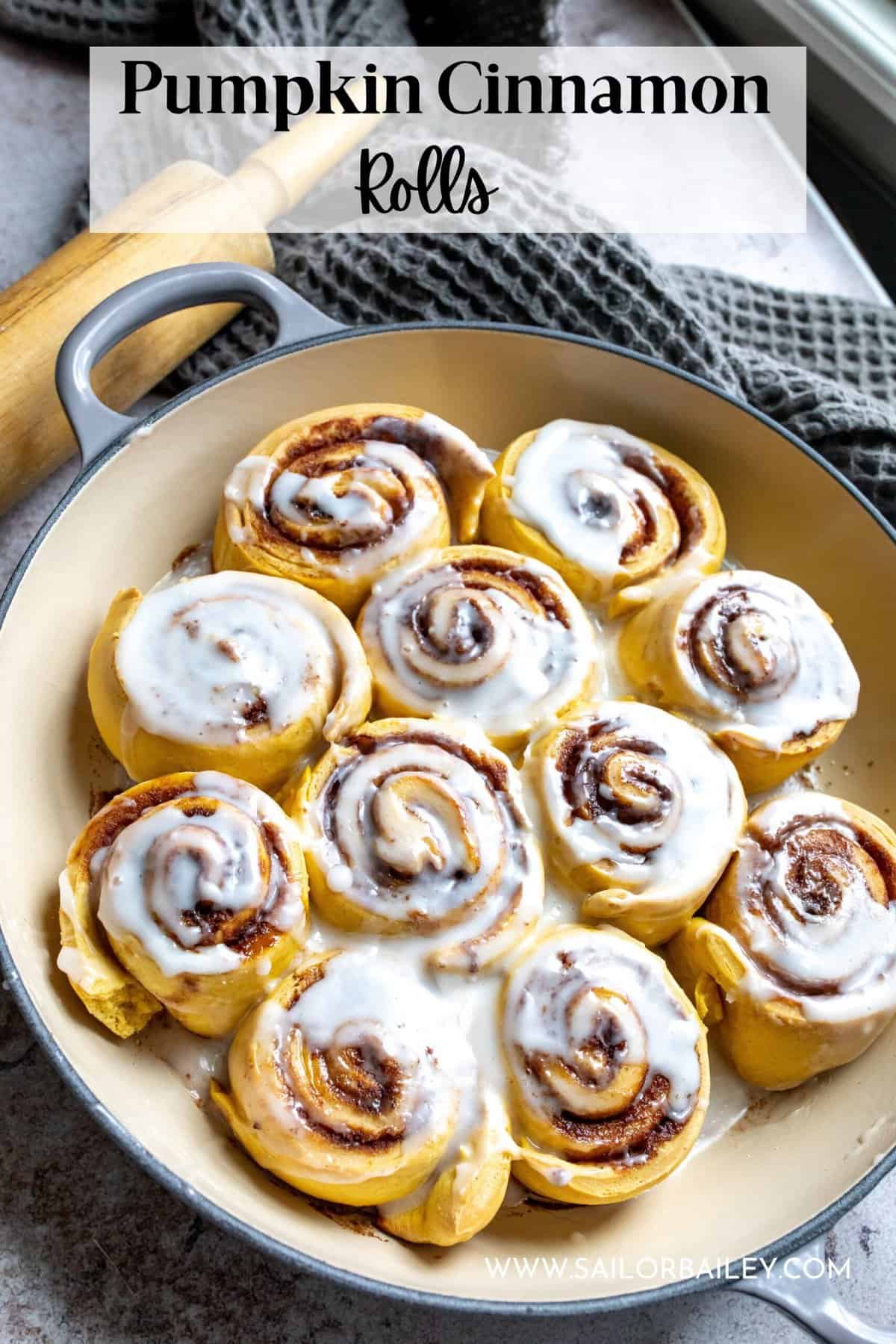 Pumpkin Cinnamon Rolls Recipe