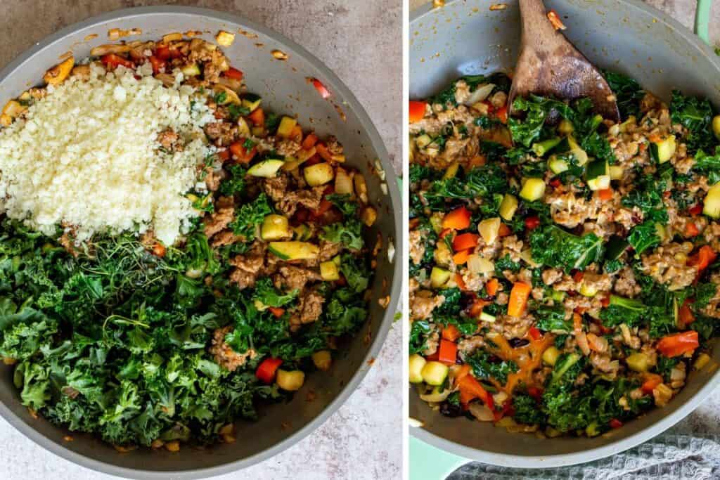 Sausage Stuffed Acorn Squash