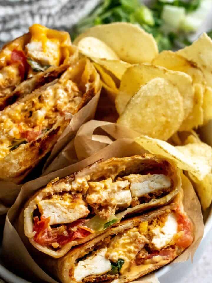 Cajun Chicken Wrap