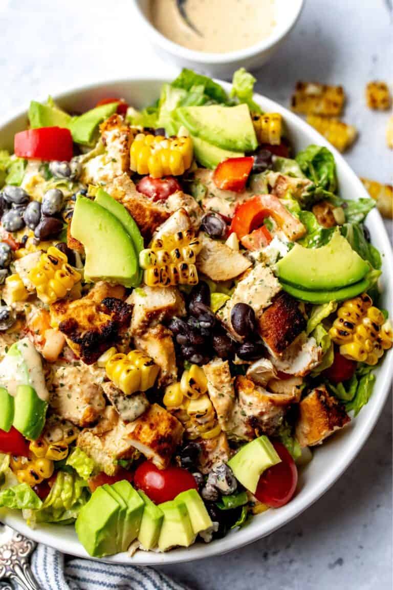 The Best Spicy Southwest Salad - Sailor Bailey