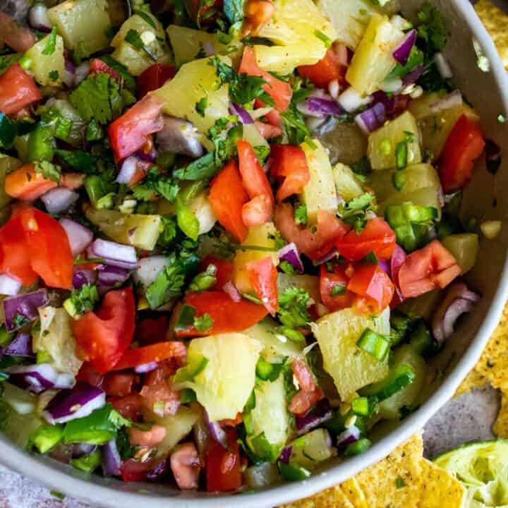 Pineapple Pico De Gallo
