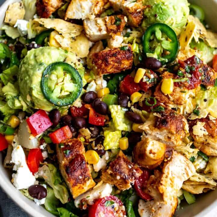 Santa Fe Salad {With Chipotle Honey Vinaigrette }- Sailor Bailey