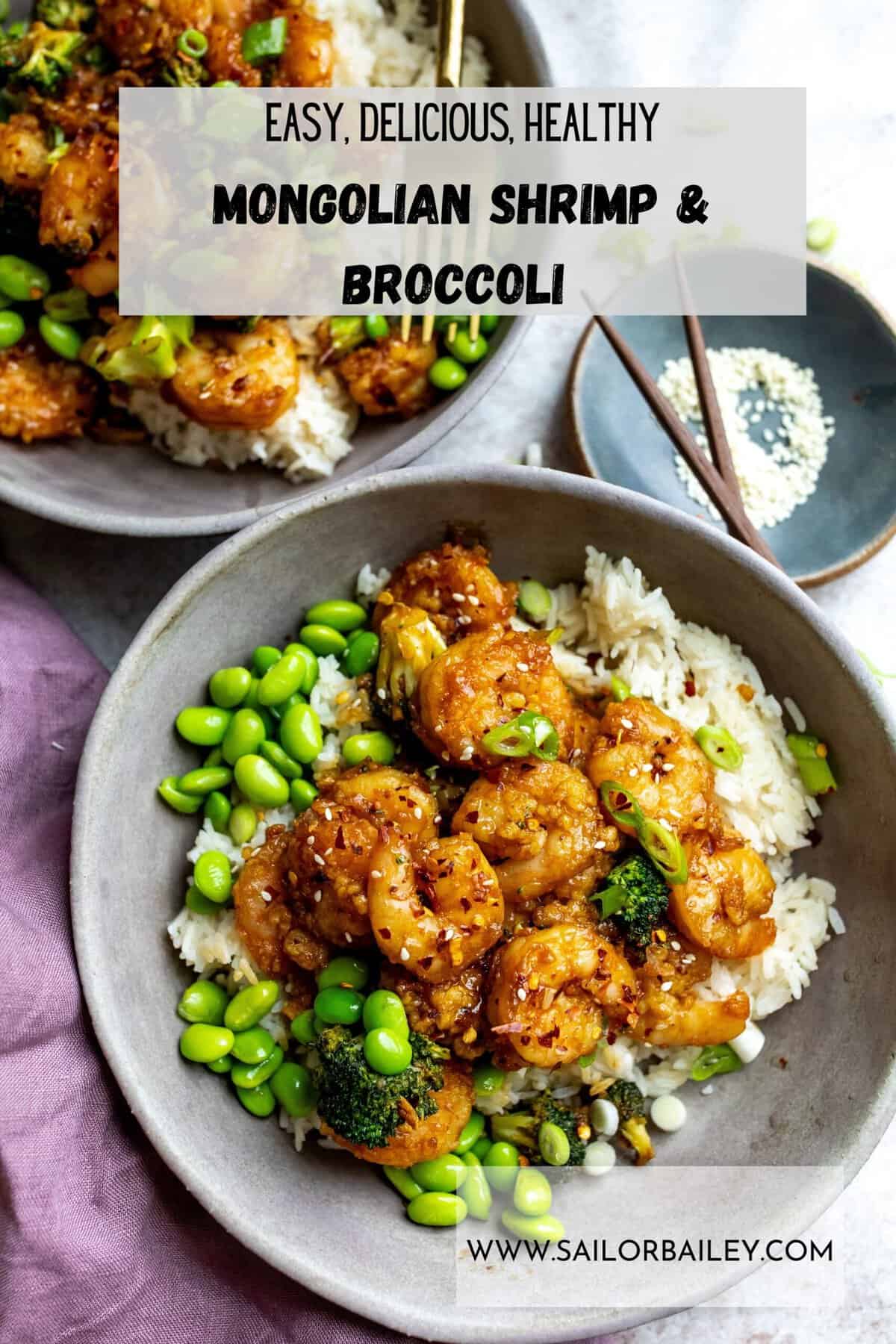 Mongolian Shrimp With Broccoli - Sailor Bailey