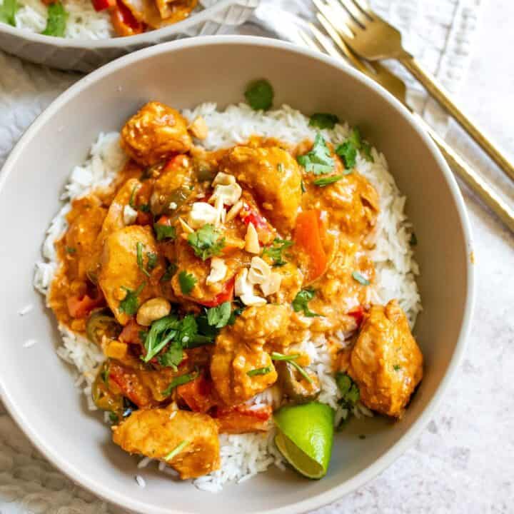 Slow Cooker Chicken Satay - Sailor Bailey