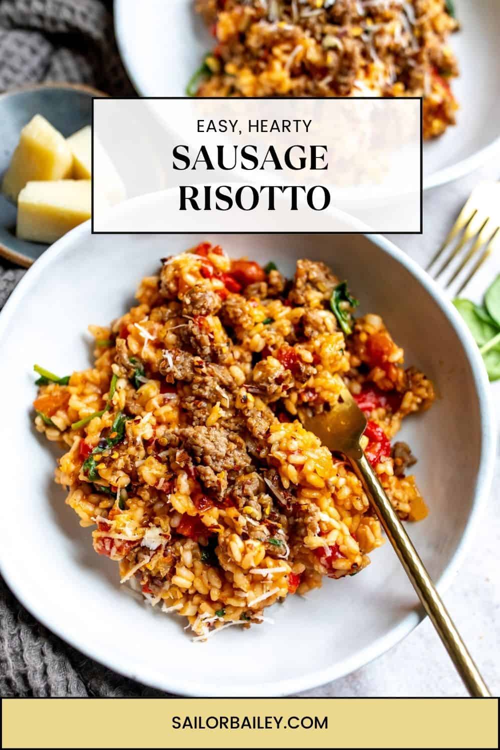 Sausage Risotto - Sailor Bailey