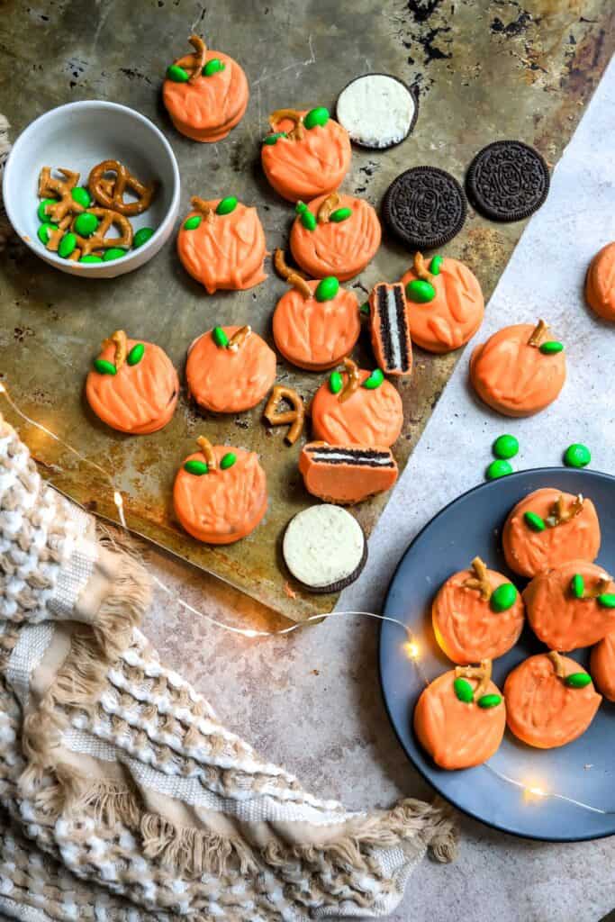 Halloween Pumpkin Cookies - Sailor Bailey