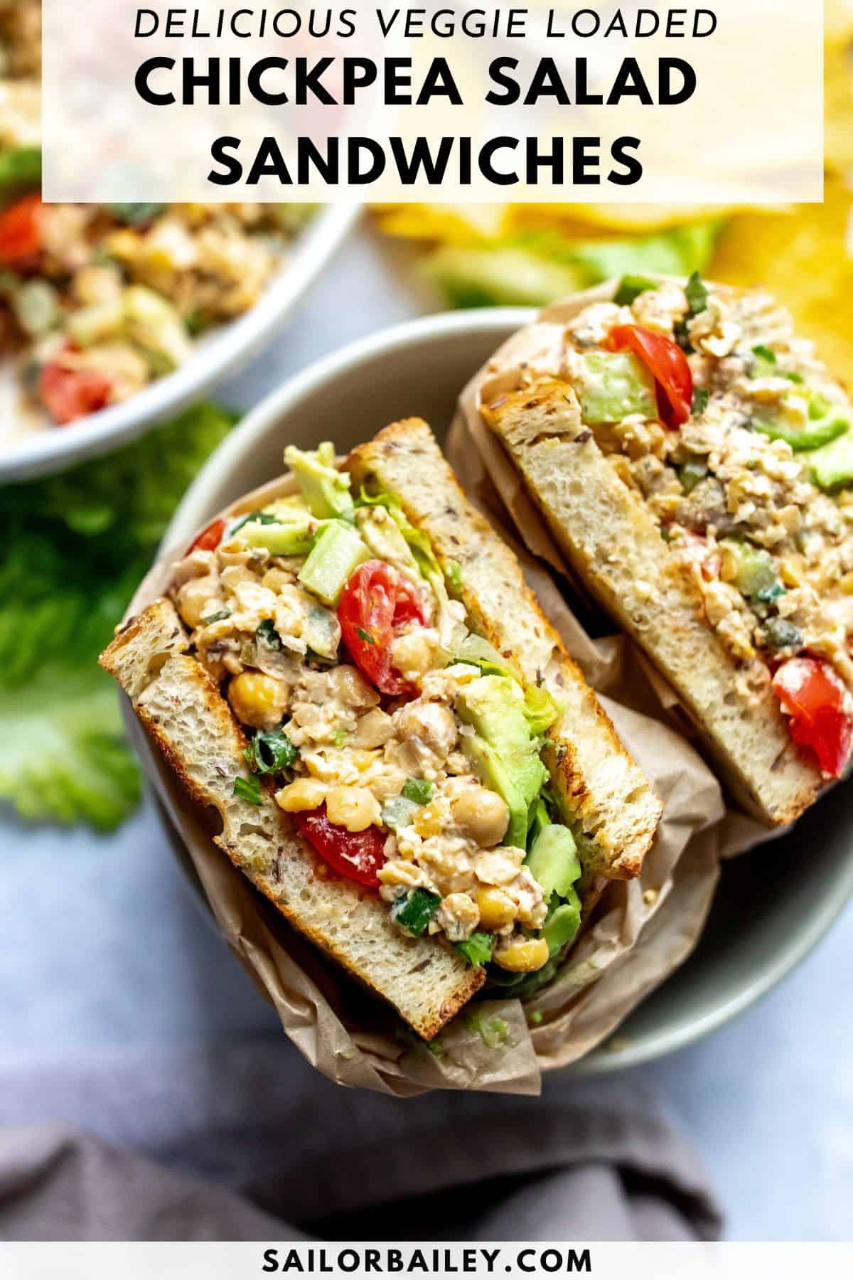 Chickpea Salad Sandwich - Sailor Bailey