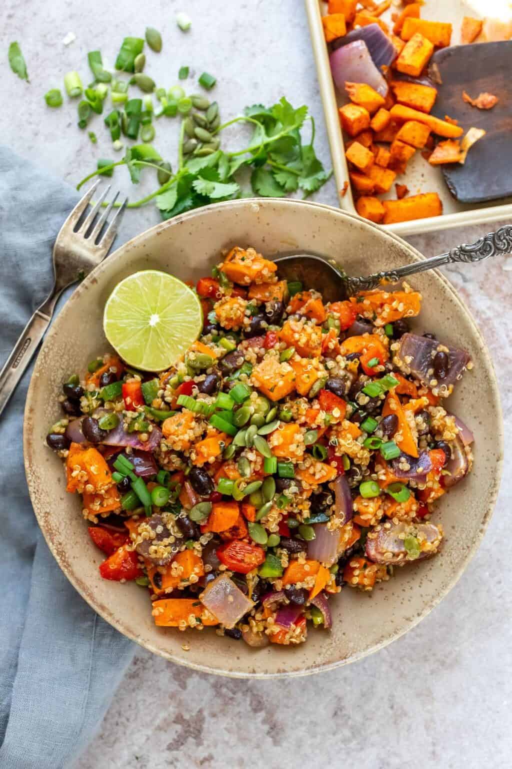 Sweet Potato Quinoa Salad - Sailor Bailey