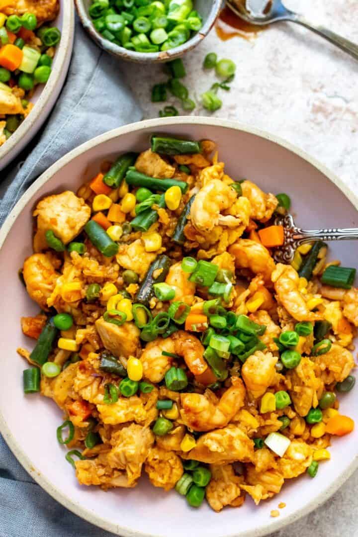 Chicken And Shrimp Fried Rice - Sailor Bailey
