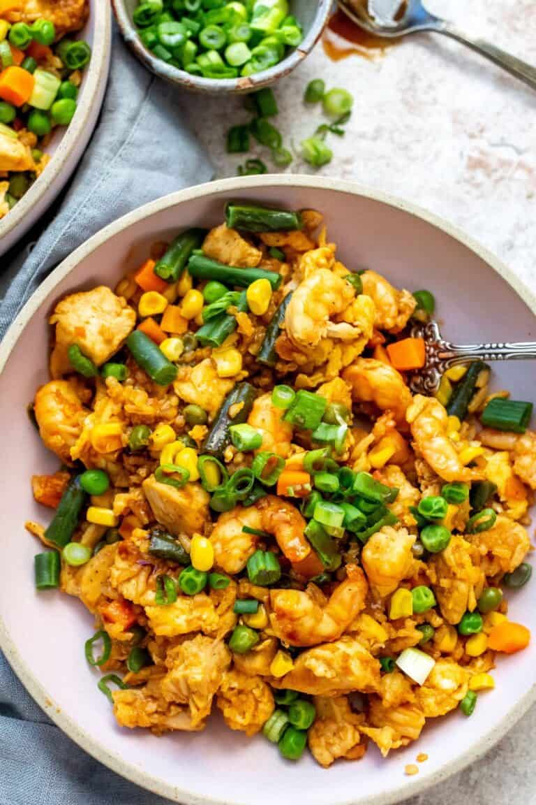 Chicken And Shrimp Fried Rice - Sailor Bailey