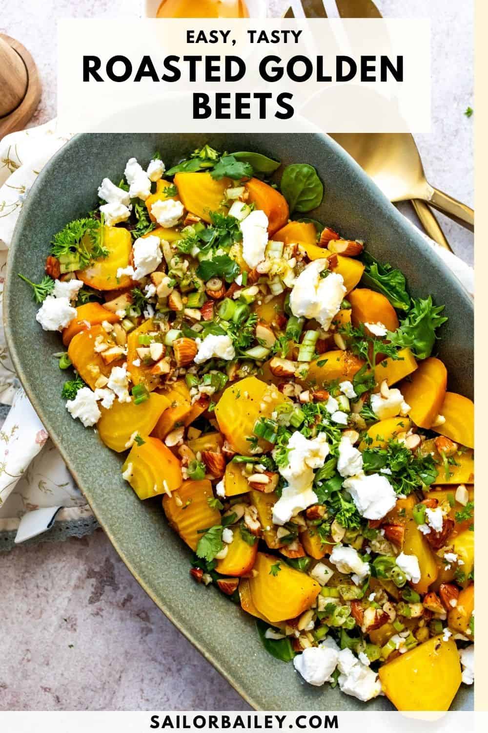 Roasted Golden Beets - Sailor Bailey