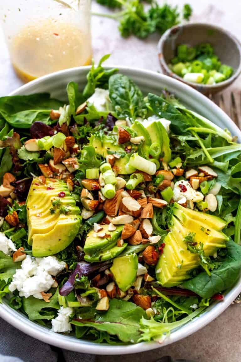 Simple Mixed Greens Salad - Sailor Bailey