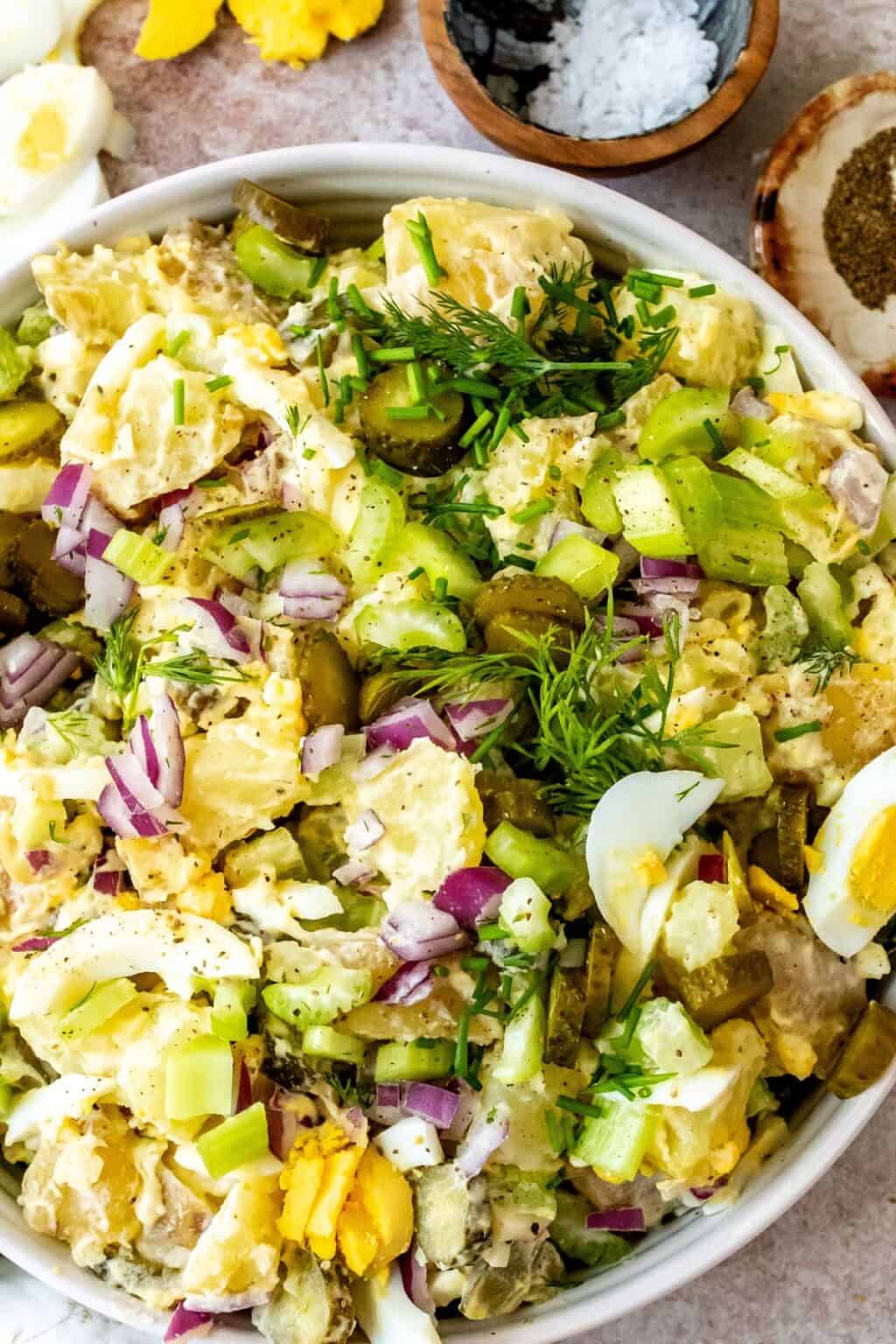 Dill Pickle Potato Salad - Sailor Bailey