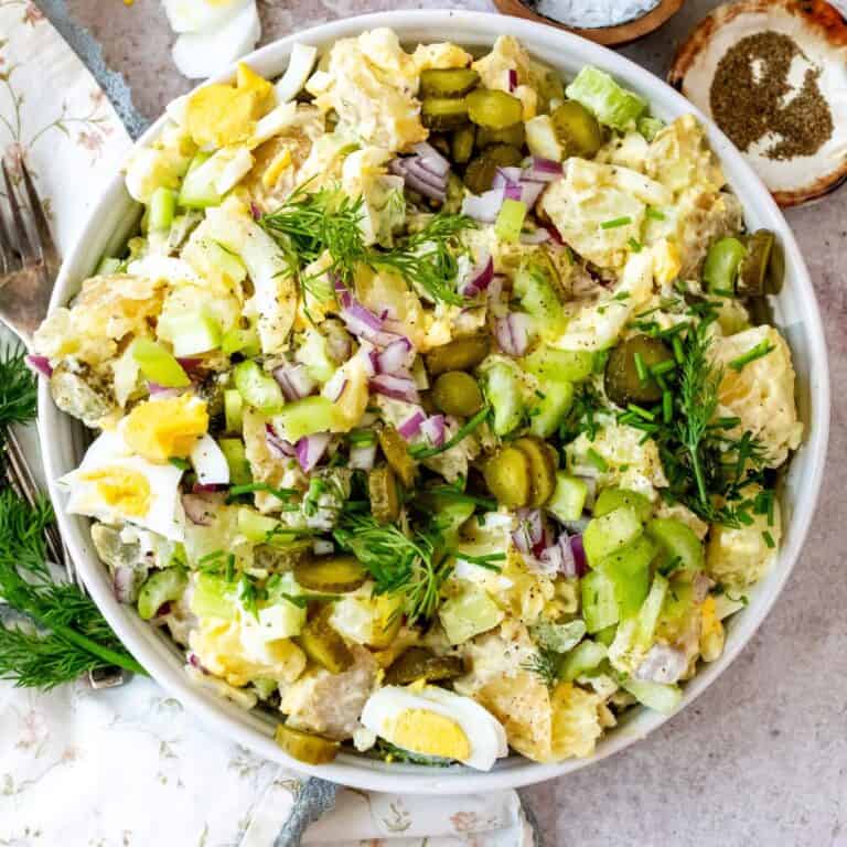 Dill Pickle Potato Salad - Sailor Bailey
