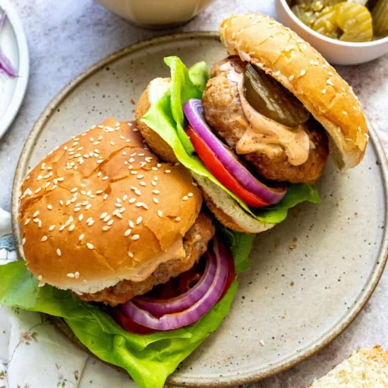 Spicy Chicken Burgers - Sailor Bailey