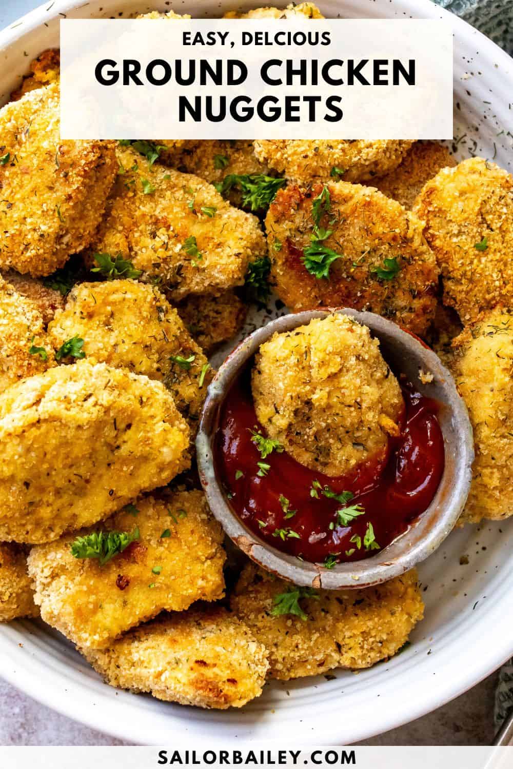 Ground Chicken Nuggets - Sailor Bailey