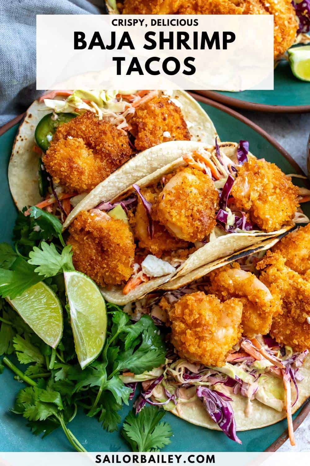 Baja Shrimp Tacos - Sailor Bailey