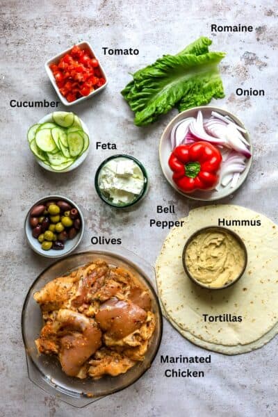 Mediterranean Wraps - Sailor Bailey