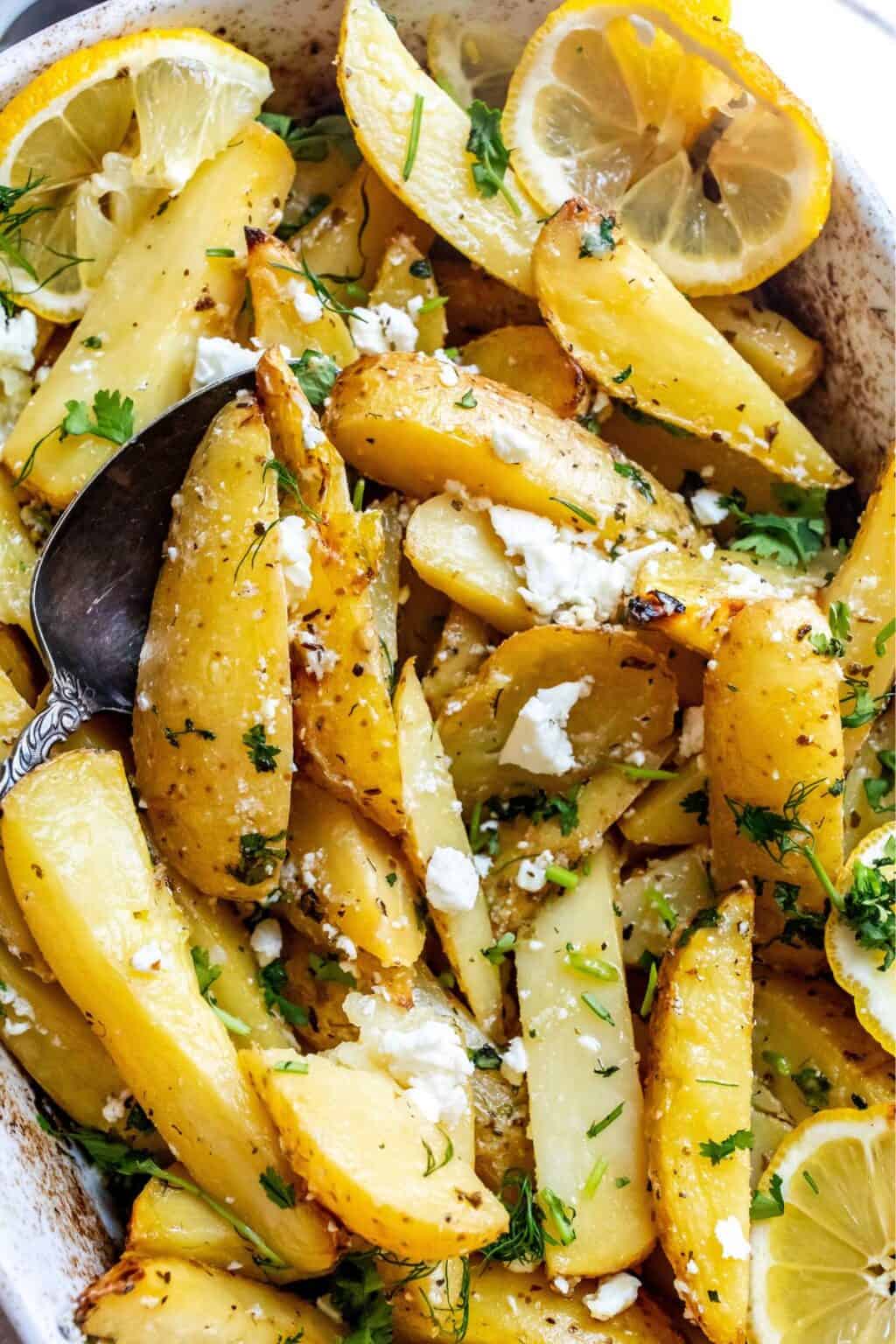 Lemon Roasted Potatoes - Sailor Bailey