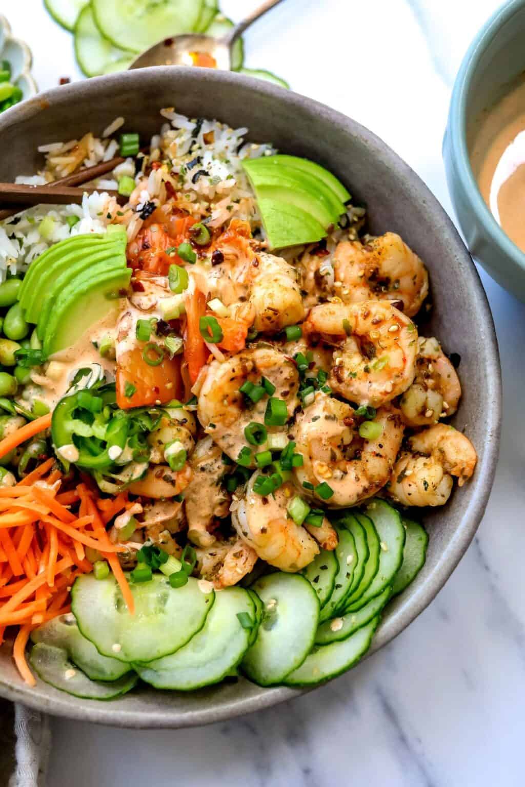 Shrimp Poke Bowl - Sailor Bailey