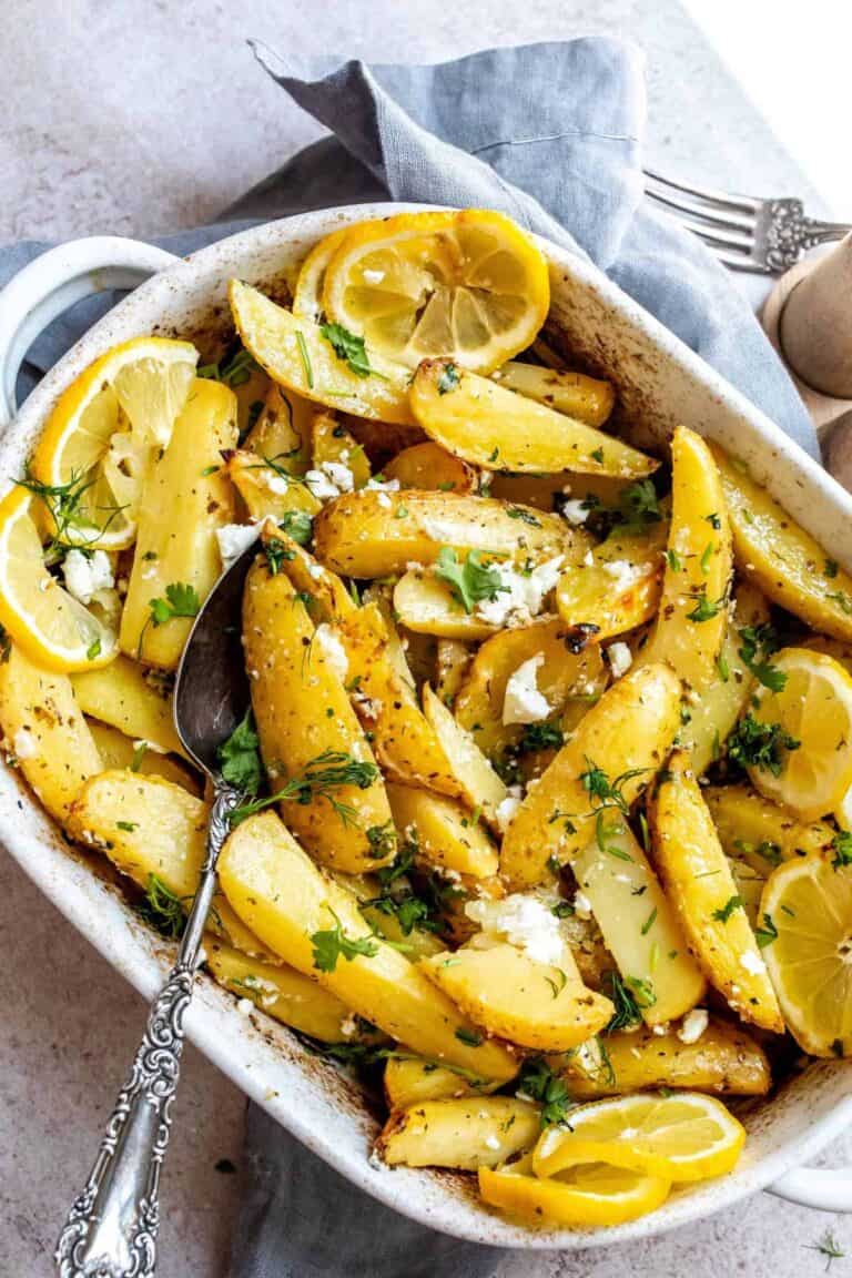 Lemon Roasted Potatoes - Sailor Bailey