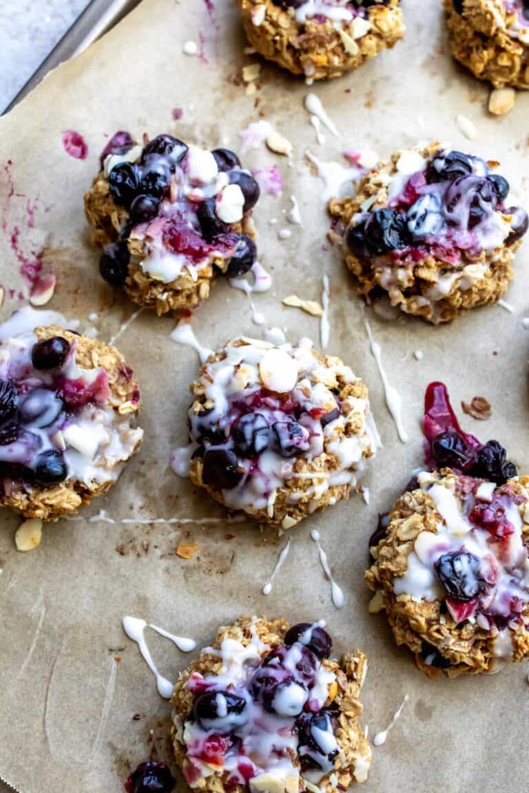 Blueberry Oat Cookies