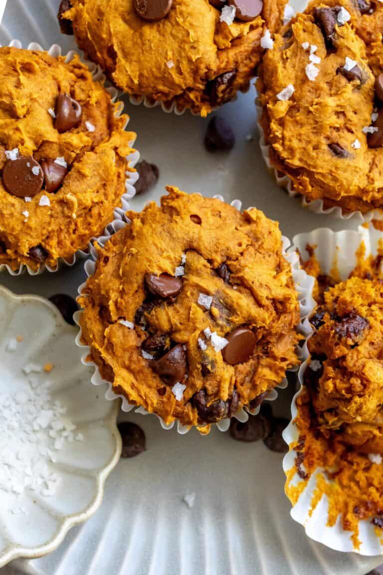 3 Ingredient Pumpkin Muffins - Sailor Bailey
