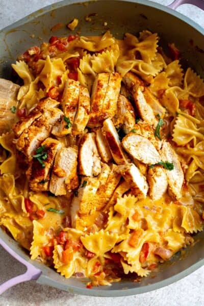 Chicken Fajita Pasta - Sailor Bailey
