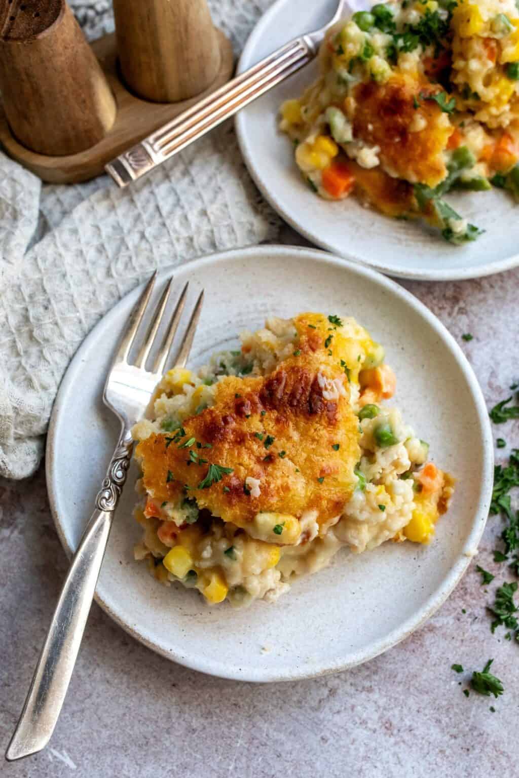 Chicken Cobbler (Healthier Version) - Sailor Bailey