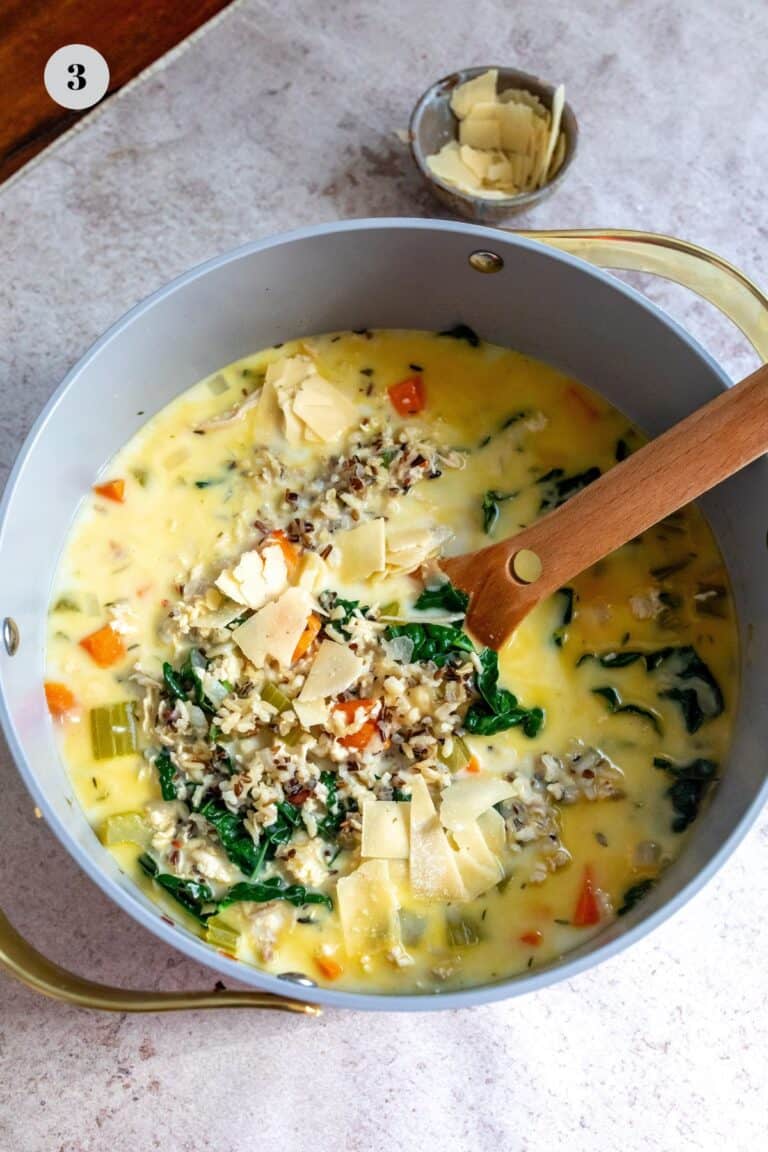Creamy Chicken Wild Rice Soup - Sailor Bailey