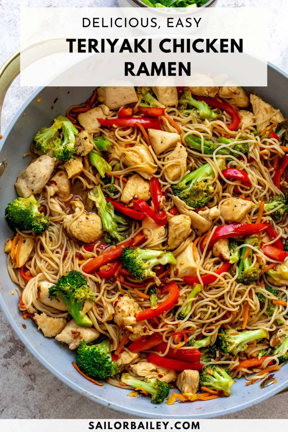 Teriyaki Chicken Ramen - Sailor Bailey