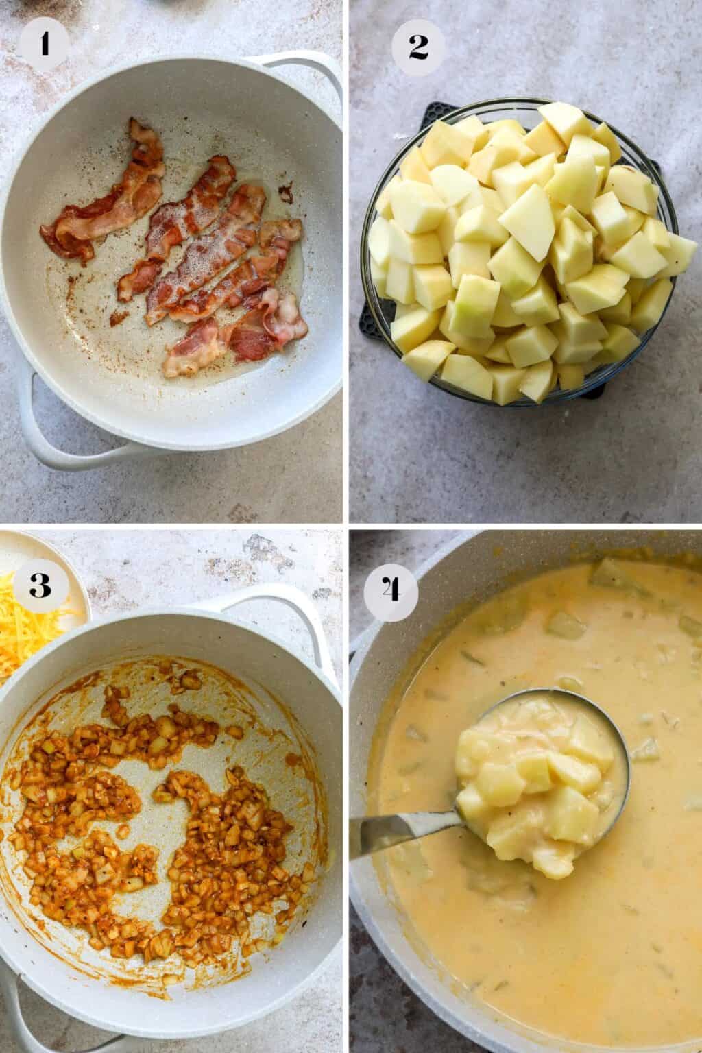 Loaded Cheesy Potato Soup Sailor Bailey
