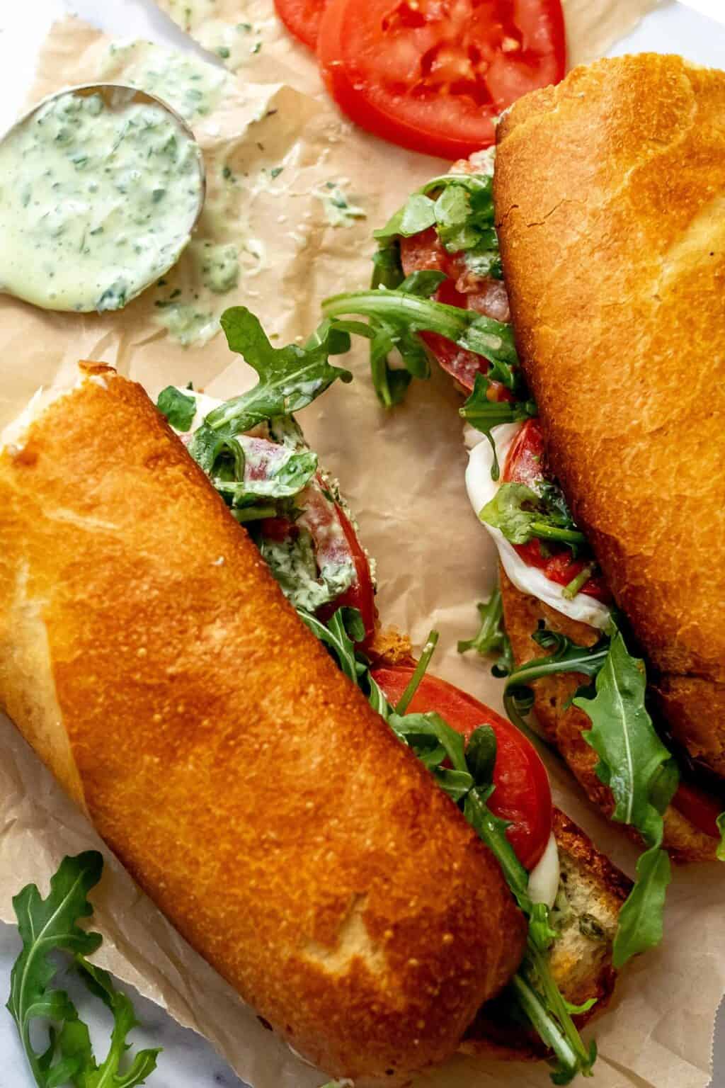 Green Goddess Caprese Melt - Sailor Bailey