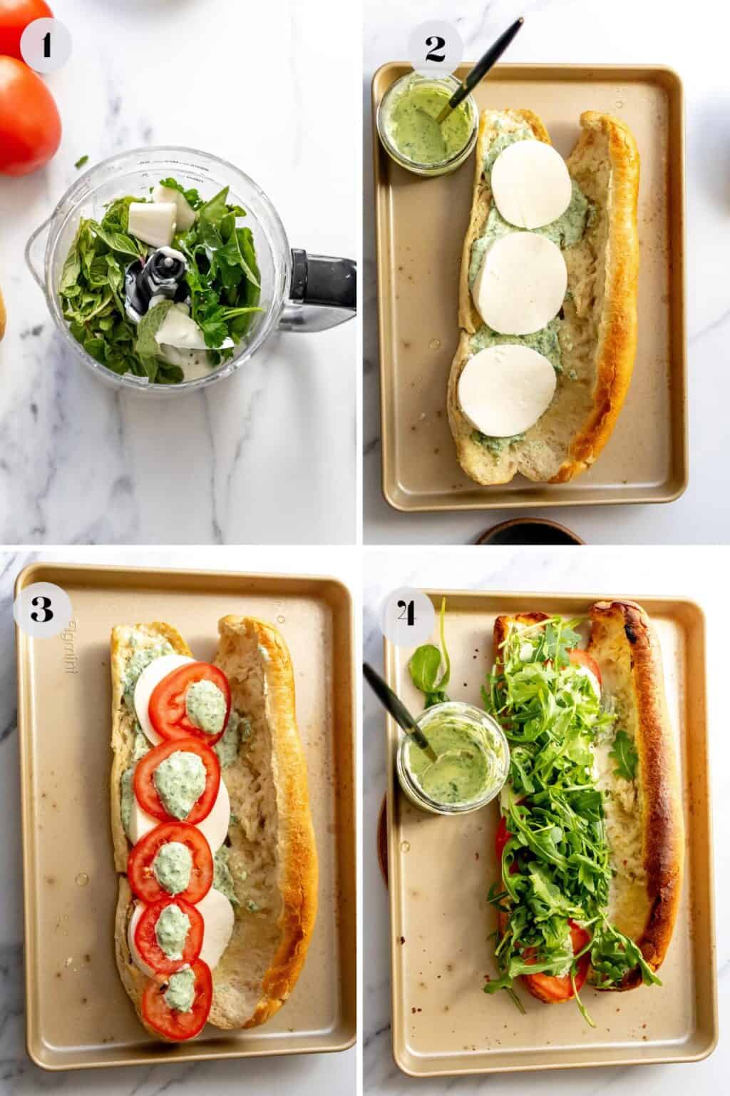 Green Goddess Caprese Melt - Sailor Bailey