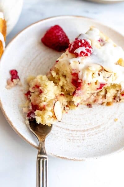 Raspberry Almond Cake - Sailor Bailey