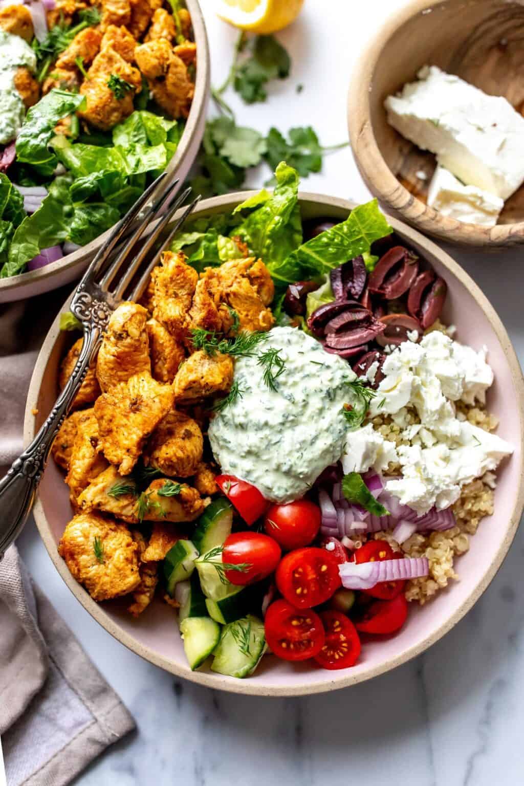 Chicken Gyro Bowls - Sailor Bailey