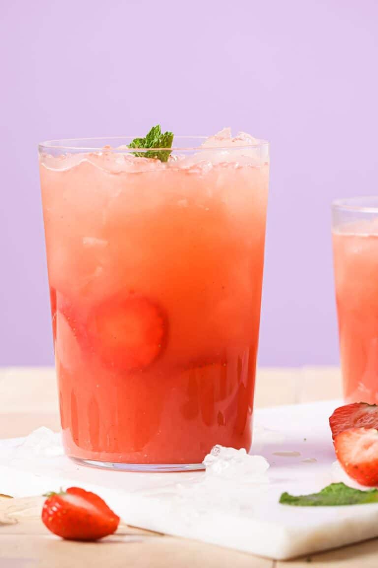 Strawberry Acai Refresher (Starbucks Copycat) - Sailor Bailey