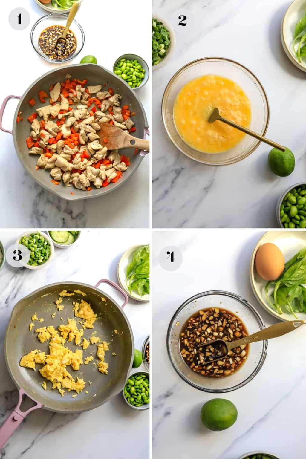 Thai Basil Fried Rice {With Savory Chicken}- Sailor Bailey